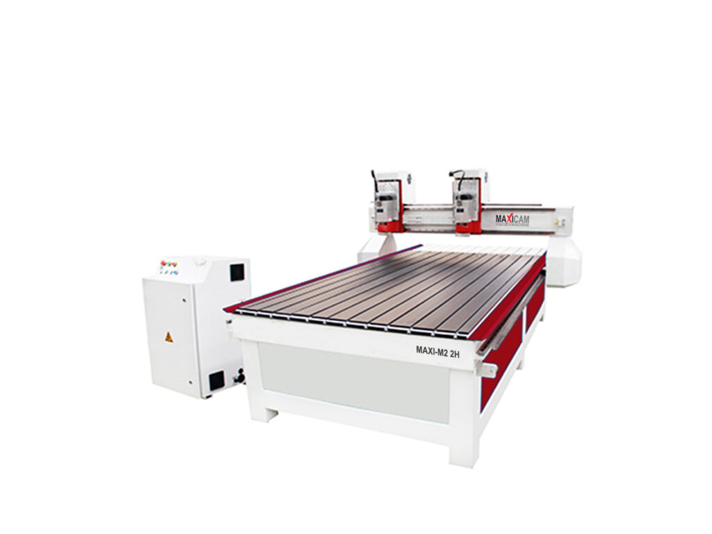 MAXI-M2 Double Heads CNC Router - Maxicam CNC Router